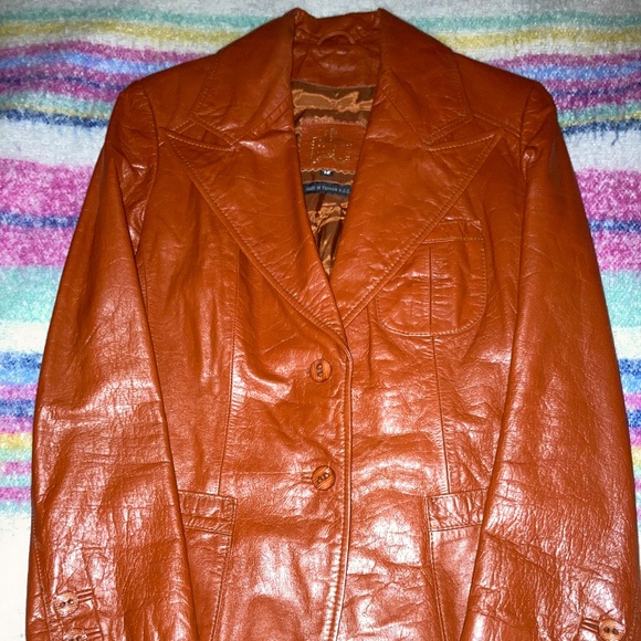 TFC | Jackets & Coats | Vintage 97s Tfc Leather Blazer | Poshmark